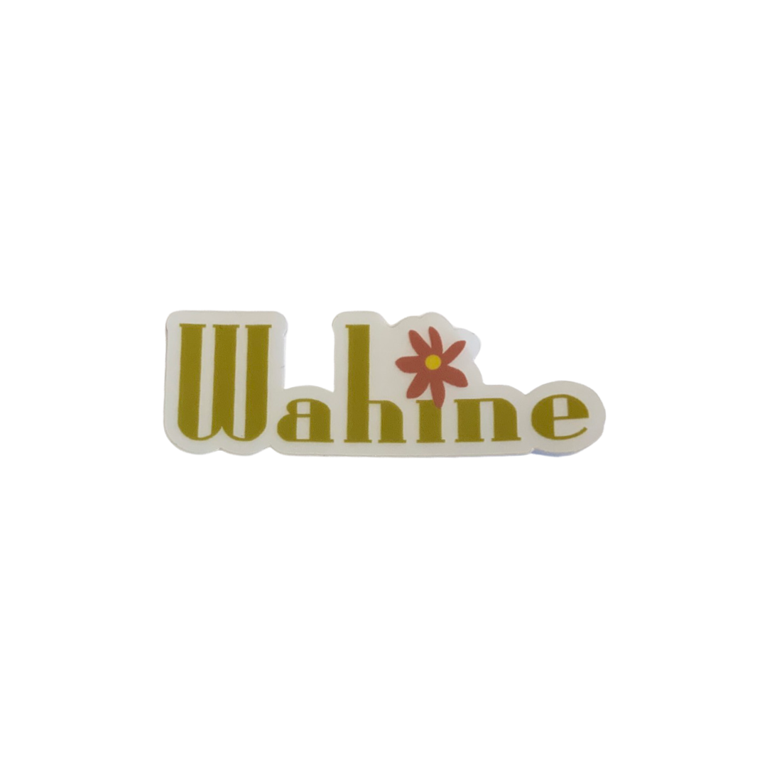 Wahine Pua Vinyl Sticker- PNH – The Foam Co.
