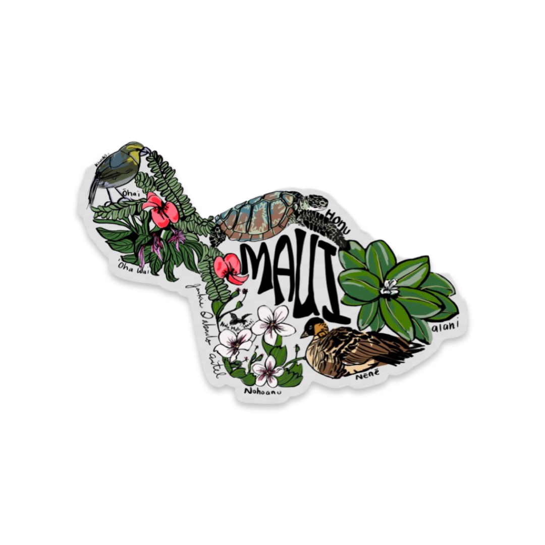 Maui Sticker: PNH – The Foam Co.